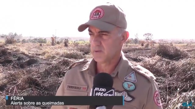 Reportagem - Comandante dos bombeiros alerta sobre queimadas - Vídeo ...