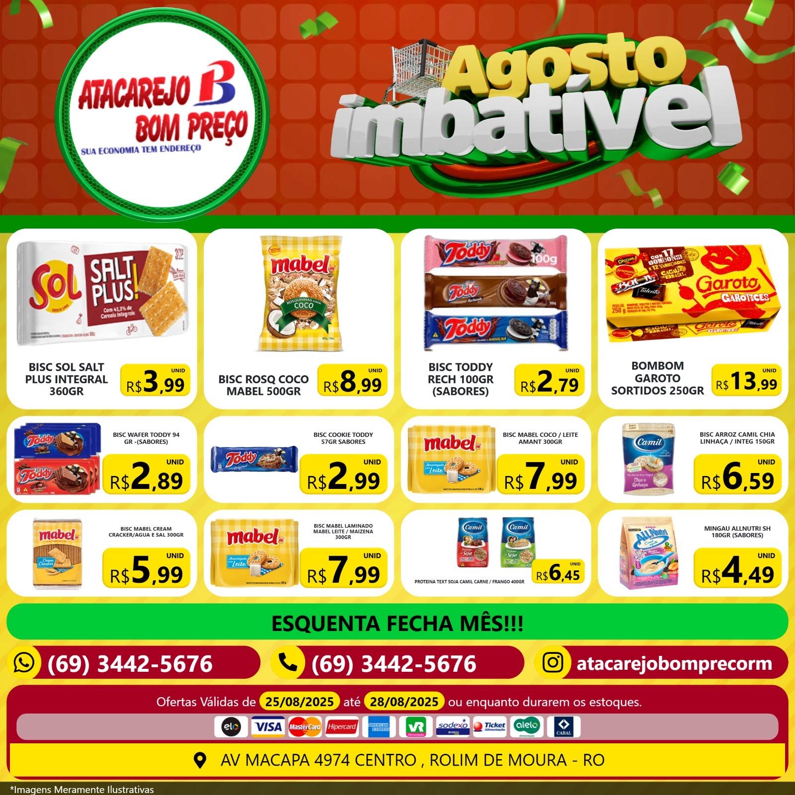 AGOSTO IMBATÍVEL no Atacarejo Bom Preço, em Rolim de Moura - Alerta Rolim