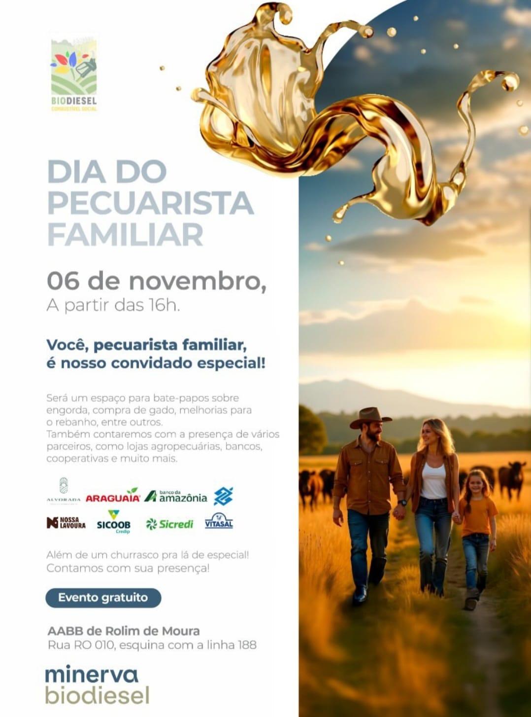 “Dia do Pecuarista Familiar” será realizado na AABB de Rolim de Moura ...