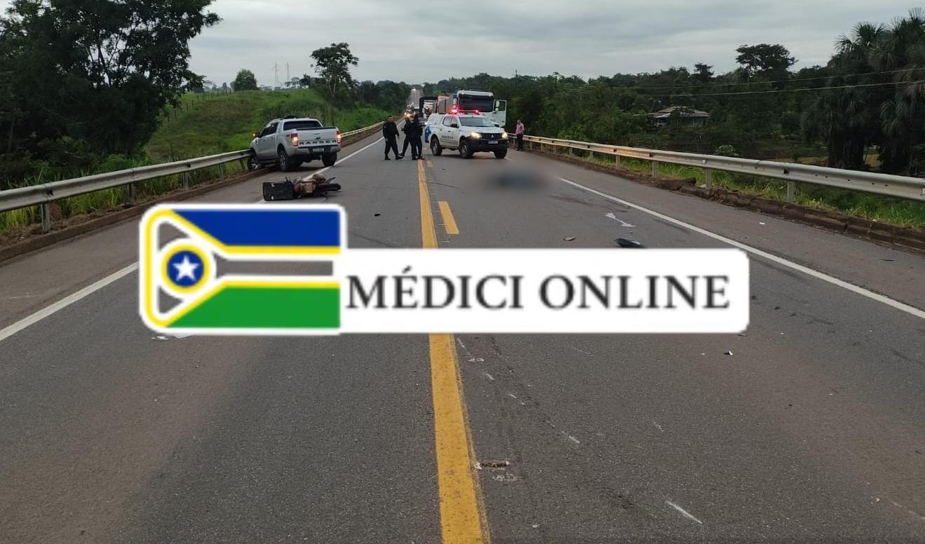 Motociclista morreu em trágico acidente entre Ji-Paraná e Presidente ...